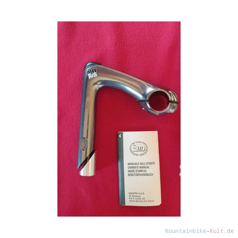 3ttt MoTus Rennrad Vorbau, 1", 100mm, Titan-Grau, NEU