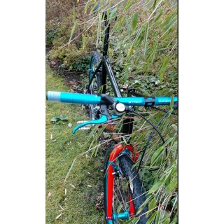 Shogun MTB Rahmen, 7005 Alu, 54,5cm, schwarz, inkl. Gabel/Innenlager,