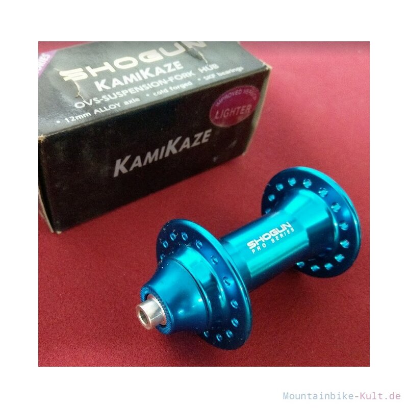 Shogun Kamikaze Vorderrad-Nabe, SKF-Industrielager, Alu, blau, 32 Loc ...