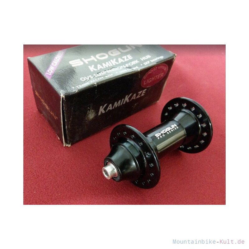 Shogun Kamikaze Vorderrad-Nabe, SKF-Industrielager, Alu, schwarz, sil ...