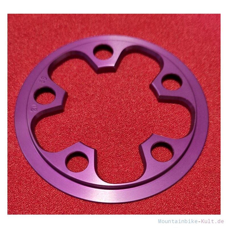 Speed-Tec Anti Chainsuck Ring / Kettenfangring, Alu, cnc-gefräßt, für ...