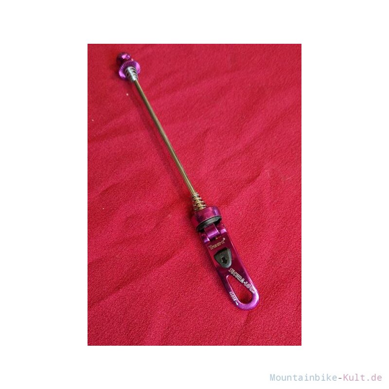Tranz-X Secura-Lock Schnellspanner, vorne, inkl. Sicherung, purple, N