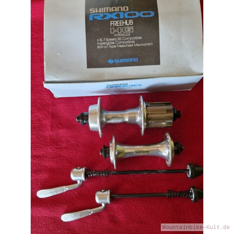 Shimano RX100 Nabensatz HB-A550 / FH-A550 Rennrad, 7-fach, 36 Loch, 1