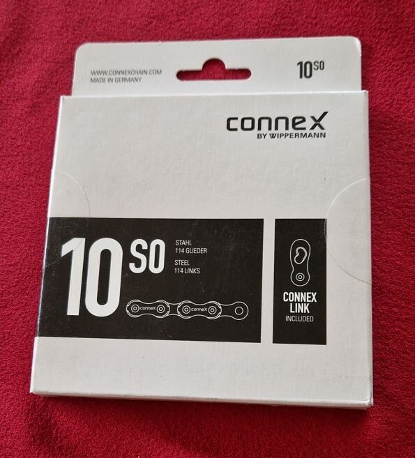 Connex 10 S0 Kette, 10fach, 114 Glieder, inkl. Kettenschloss, made in ...