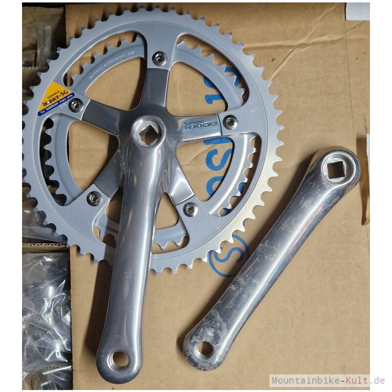 Shimano RX100 FC-A550 Rennrad Kurbeln, 42/52 Zähne, 170mm, NEU mit La ...