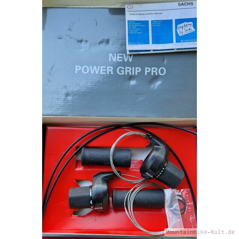 Sachs New Success Powergrip Pro, 3/7-fach, inkl. Griffe/Züge, NEU, 75,99